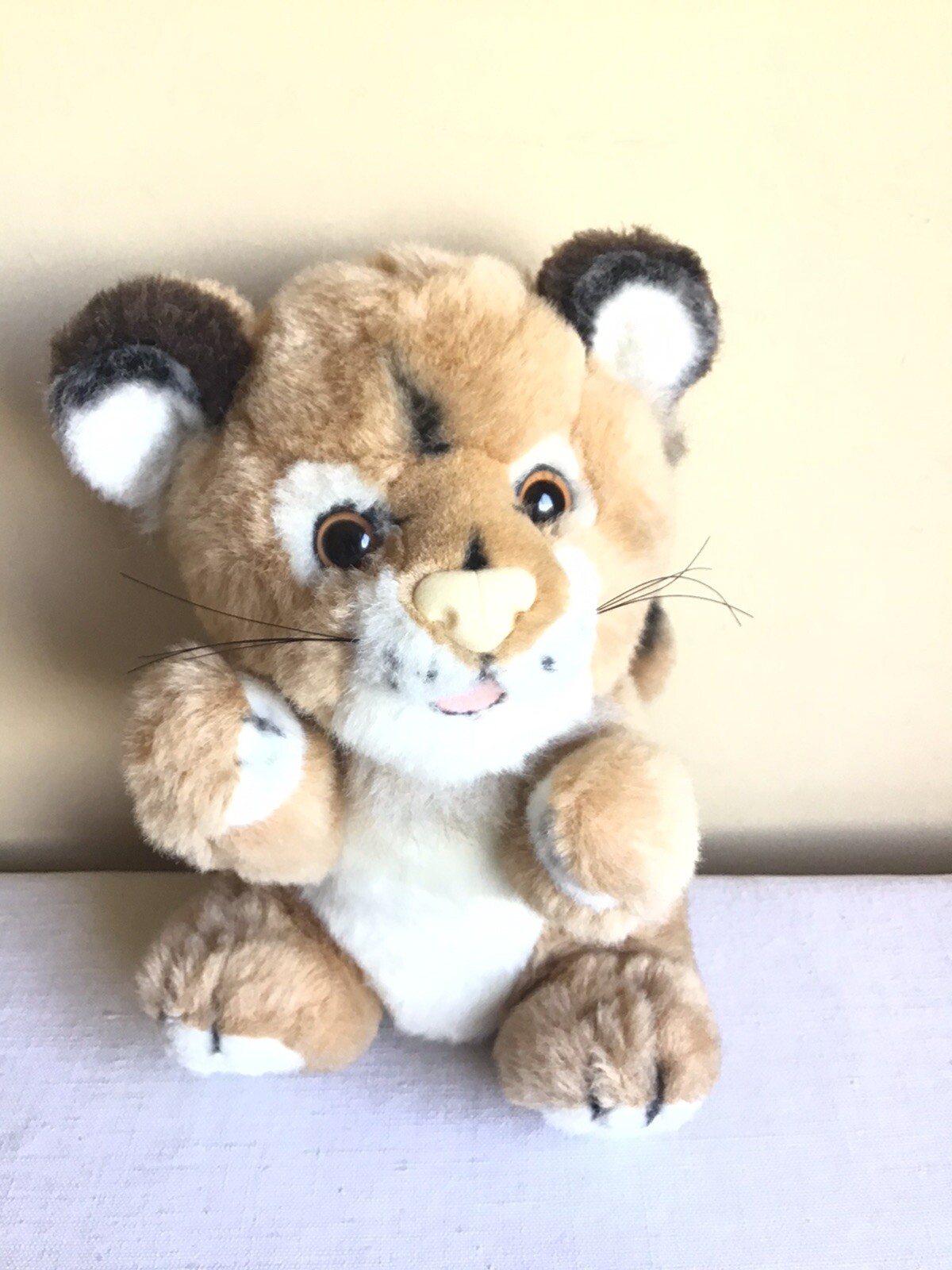 Fiesta Realistic Playful Brown Lion Jungle Cub Plush Stuffed Animal Toy ...