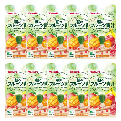 Yakult Morning Fruits Aojiru 7g x 15 Powder Sticks Set of 10 NEW | eBay