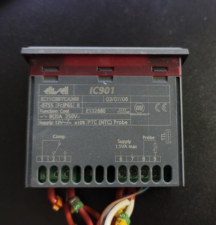 Eliwell IC901 Temperature Controller 12V PTC IC11C00TCA300 Celsius Used ...