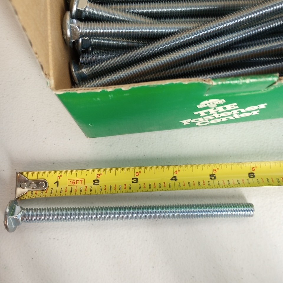 Hillman 3/8 In x 6 In Grade 2 Zinc Carriage Bolt, Open Box 32 Ct ...