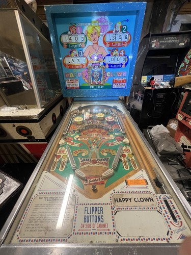 Happy clown Pinball Machine, | eBay