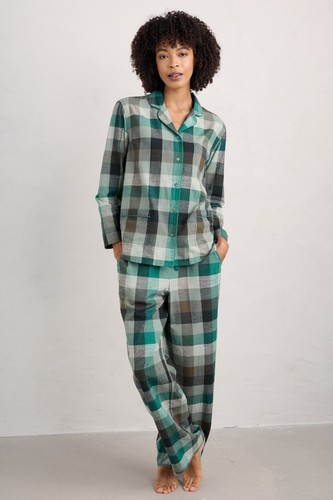 Seasalt Women's Pyjamas - teal Sailing Moon Pyjamas - Regular - Quartz ...
