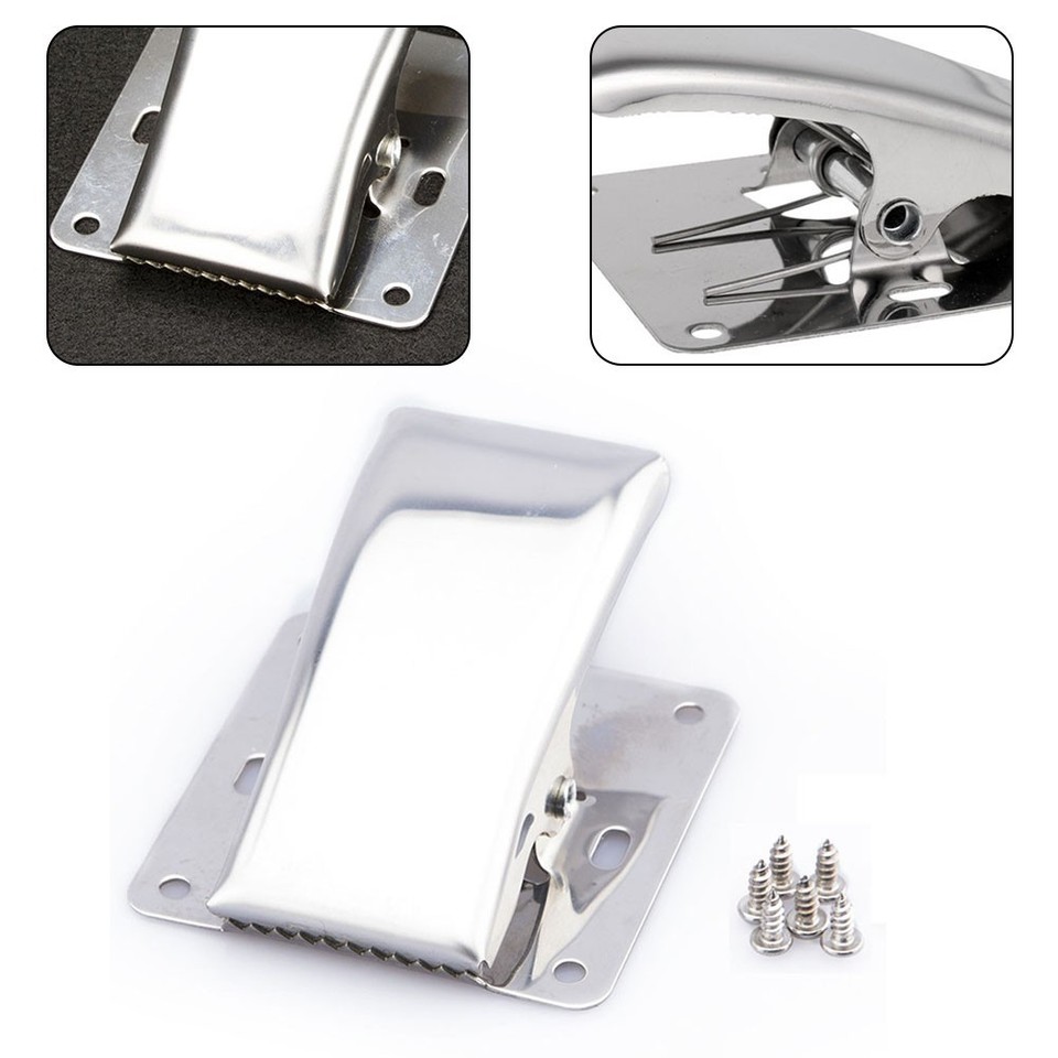 Securely Hold Fish Tail with Stainless Steel Fishtail Clip for Outdoors ...