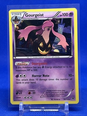 GOURGEIST 45/119 XY Phantom Forces - HOLO Rare 2014 Pokemon Card - NM ...