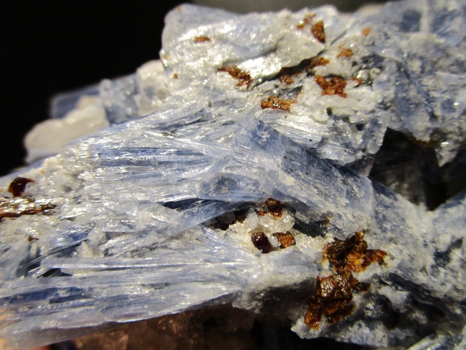 Kyanite, Blue Bladed Crystals, Touch of Staurolite, Quartz Matrix ...