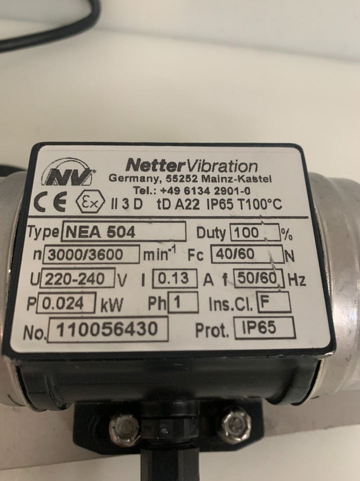 NETTER VIBRATION BLOCK MOTOR NEA 504 | eBay