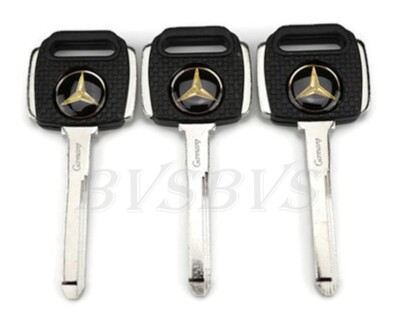 3X For MERCEDES BENZ BLANK KEY C S SEL SL SLC W126 W201 190 200 230 260 ...