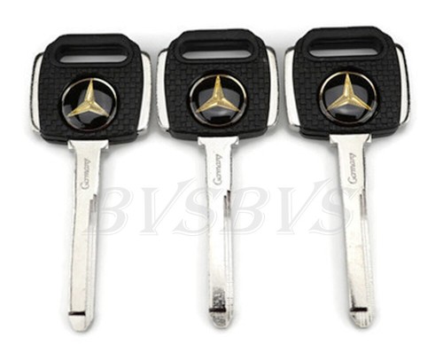 3X For MERCEDES BENZ BLANK KEY C S SEL SL SLC W126 W201 190 200 230 260 ...