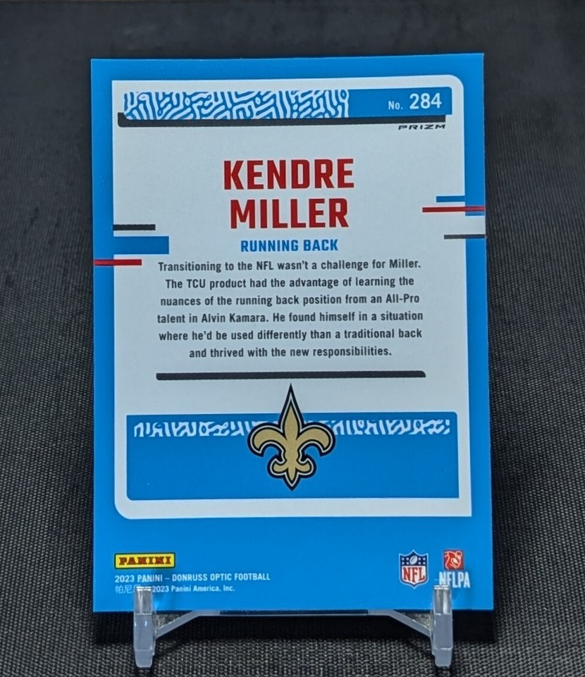 Kendre Miller Silver Prizm Holo Rated Rookie RC 2023 Optic Card #284 ...