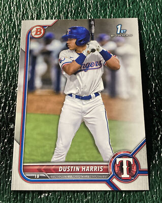 2022 Bowman Prospects Dustin Harris Texas Rangers #BP-119 1st Bowman | eBay