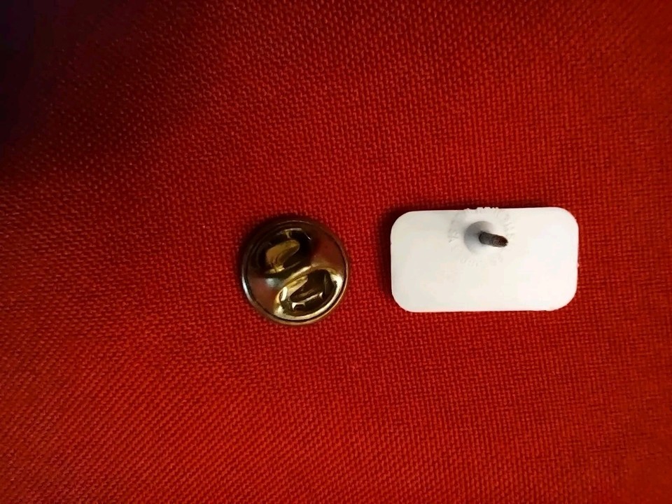 Bud Light Beer Logo Lapel Pin White Background Blue Letters Vintage ...