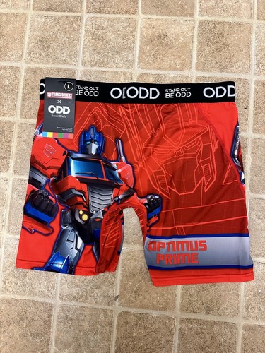 ODD Sox Transformers Optimus Prime Large Men’s Boxer Briefs New With ...