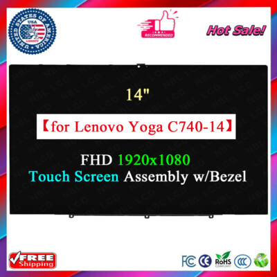 14" for Lenovo Yoga C740-14 C740-14IML LED LCD Touch Screen Assembly ...