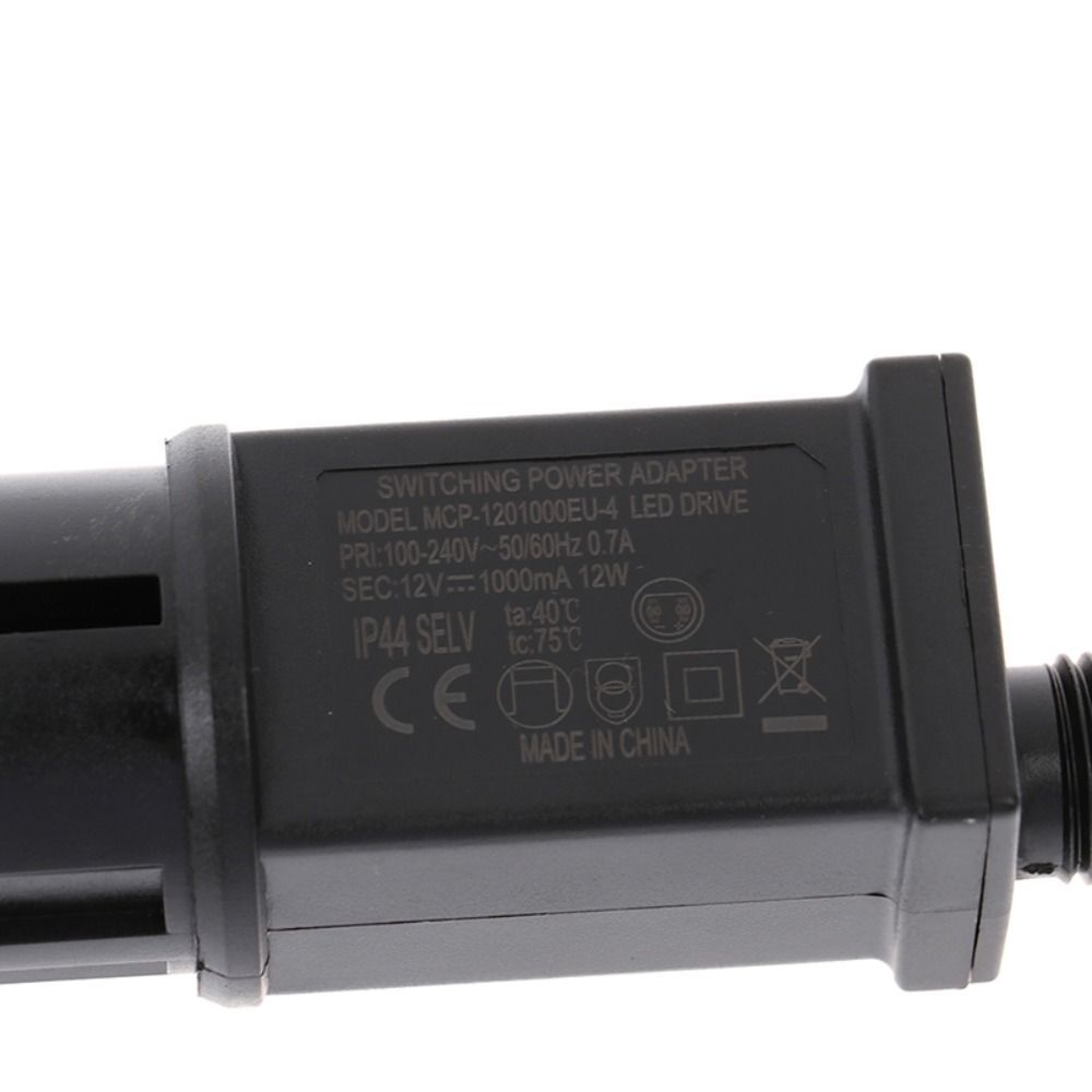 String Light Power Adapter LED Transformer AC 110V To DC 12V 1A EU Plug ...
