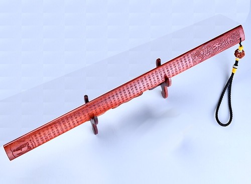 Rosewood Spanking Ruler Punishment Paddle Di Zi Gui Disciples Rules W+ ...