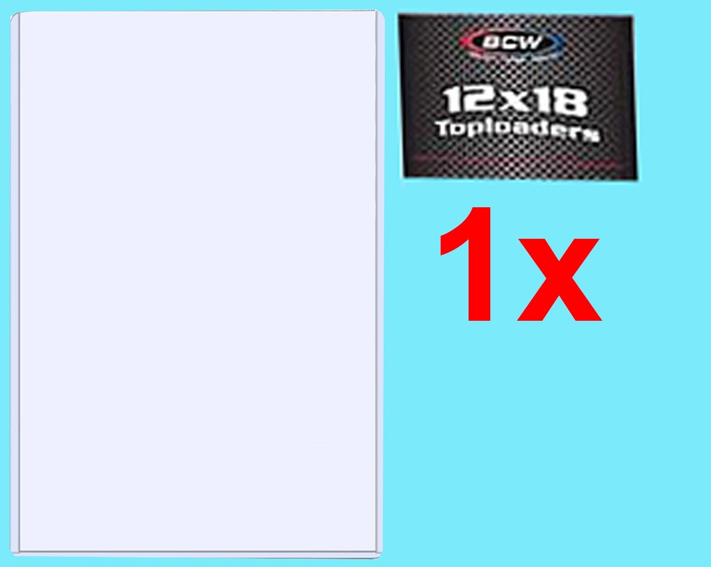 1 BCW 12x18 TOPLOADER Photo Collectible Memorabilia Art Poster ...