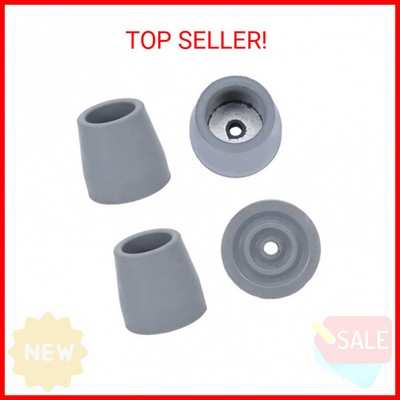 Rubber Walker Tips 1'' Heavy Duty, (Gray, Pack of 4), Replacement Tips ...