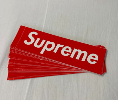 Supreme Red Box Logo Sticker Lot of 5 100% Authentic | eBay