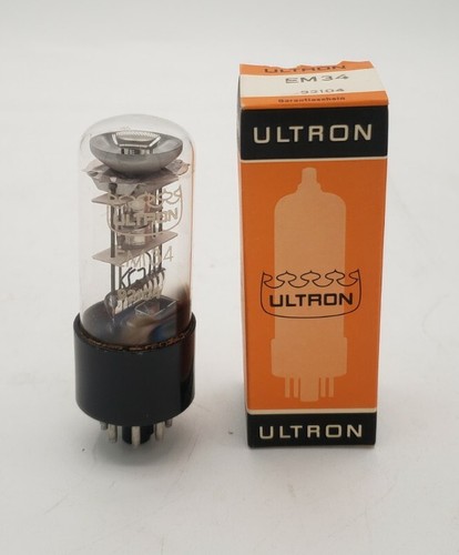 EM34 tube Magic Eye ULTRON NOS Vintage NIB tuning eye 6CD7 Indicator ...