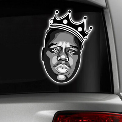 Notorious BIG Sticker Decal Car Window Rap Old School Hip Hop Biggie ...