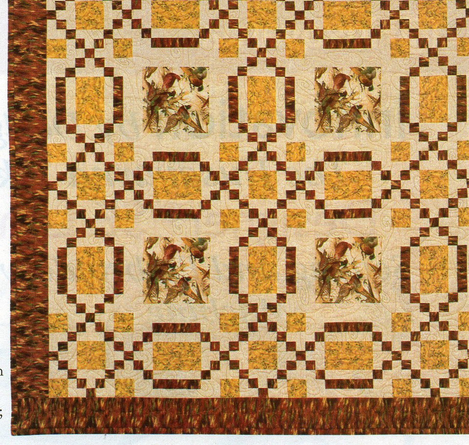Pheasant Quilt Quilt Pattern Pieced JK | eBay