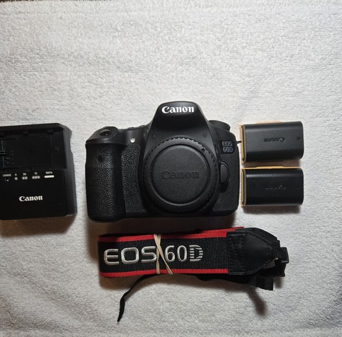 Canon EOS 60D 18.0 MP Digital SLR Camera - Black (Body Only ...