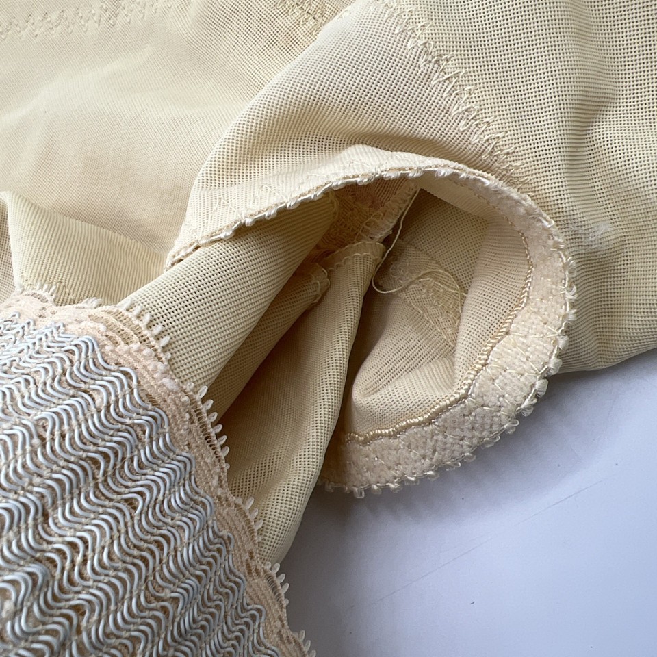 Vintage Rago NY Panty Girdle Beige Medium Split Crotch Garter Shapewear ...