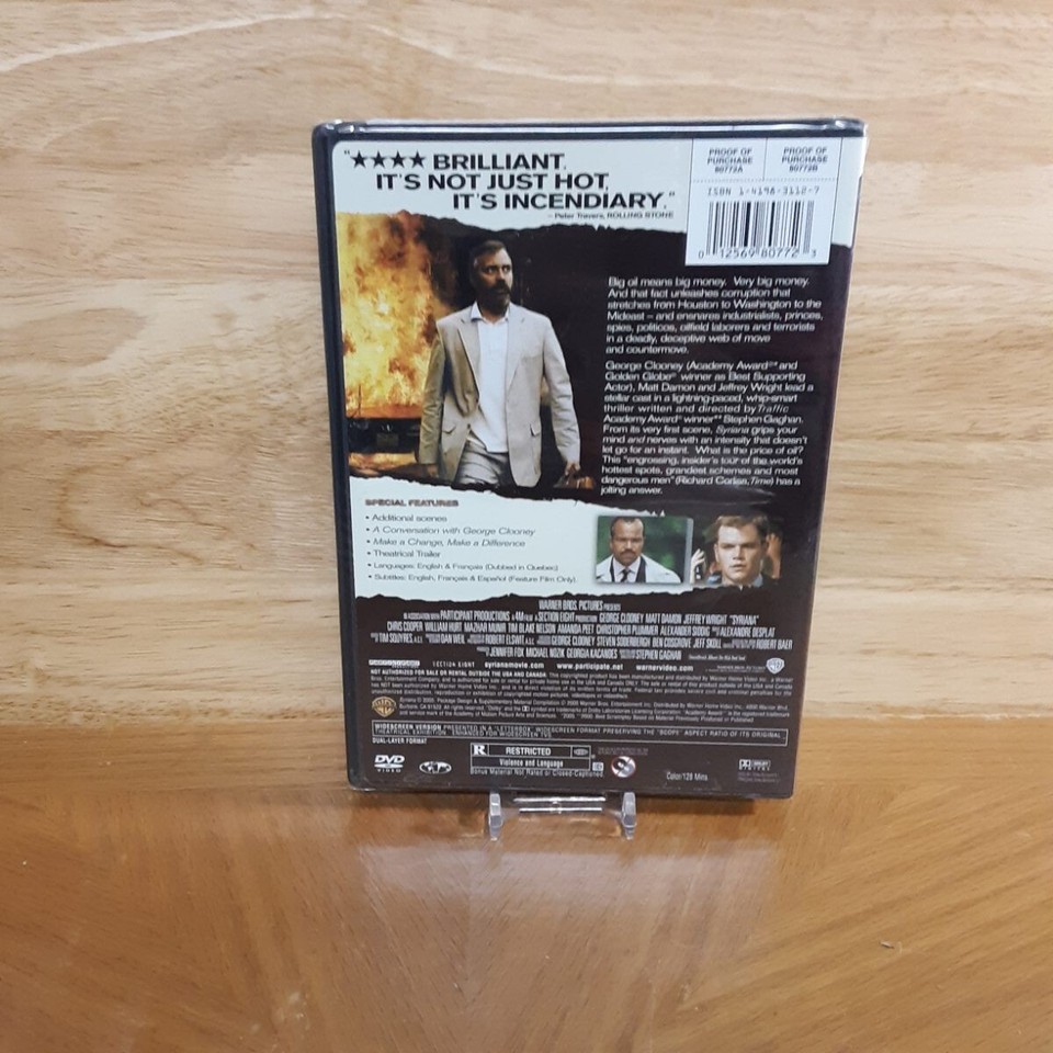 Syriana Widescreen DVD New / Sealed George Cooney Matt Damon | eBay