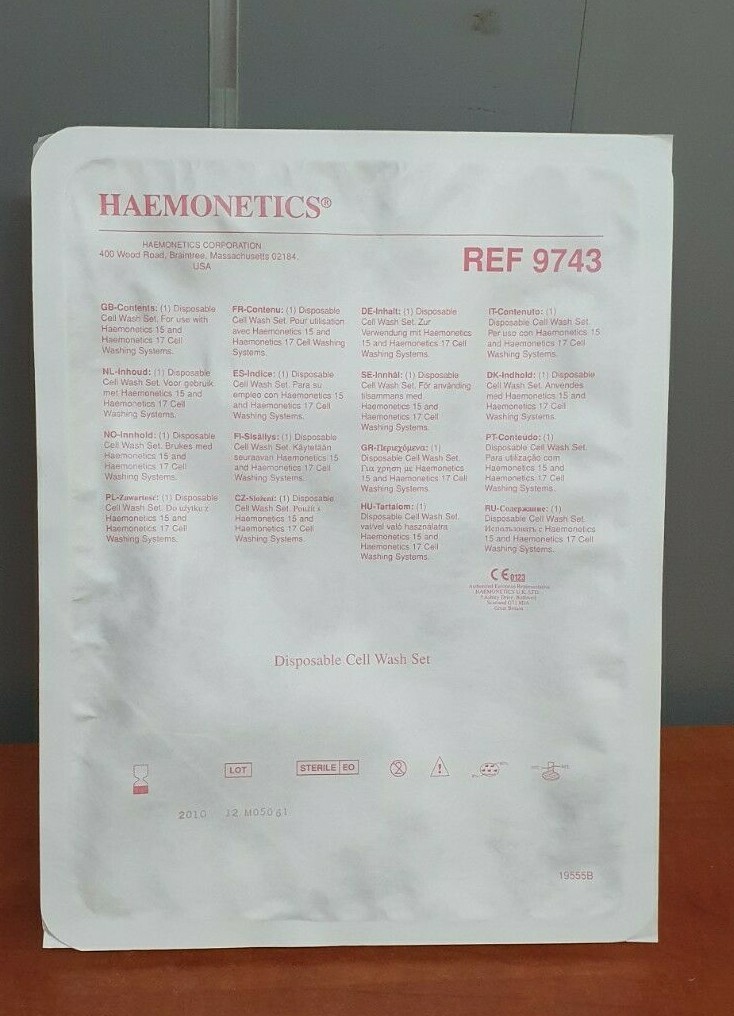 Haemonetics Disposable Cell Wash REF 9743 | eBay