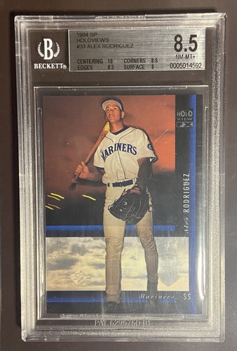 1994 SP Holoviews Alex Rodriguez RC BGS 8.5 🔥 | eBay
