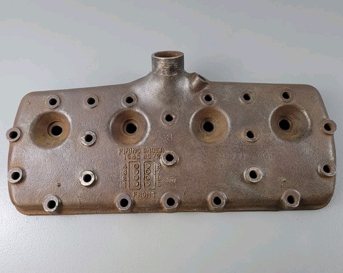 1937 FORD V8 21 STUD FLATHEAD ENGINE 77E-6050-A CAST IRON ENGINE HEAD ...