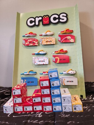 McDonald’s Croc Display With Toys Included All 8 U.S mcdonalds Store ...