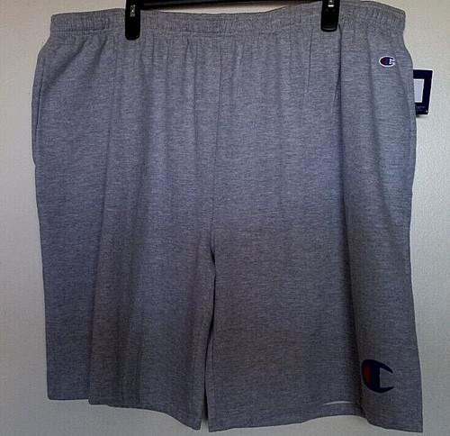 Champion 75% cotton, 25% polyester gray heather athletic shorts | eBay