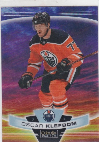 2019-20 O-Pee-Chee Platinum - Oscar Klefbom #43 Sunset for sale online ...