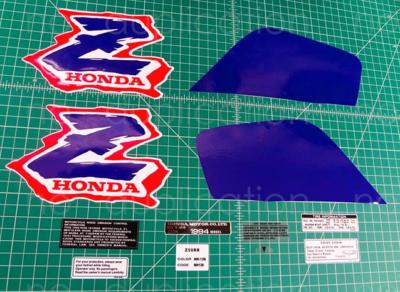 1994 Honda Z50R Decal Kit 12pc | Multicolor | Vinyl | Self-Adhesive ...