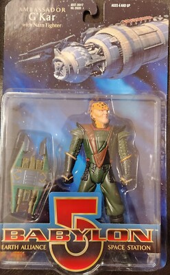 1997 Baby 5 Ambassador G'Kar (green) Action Figure With Narn Fighter | eBay