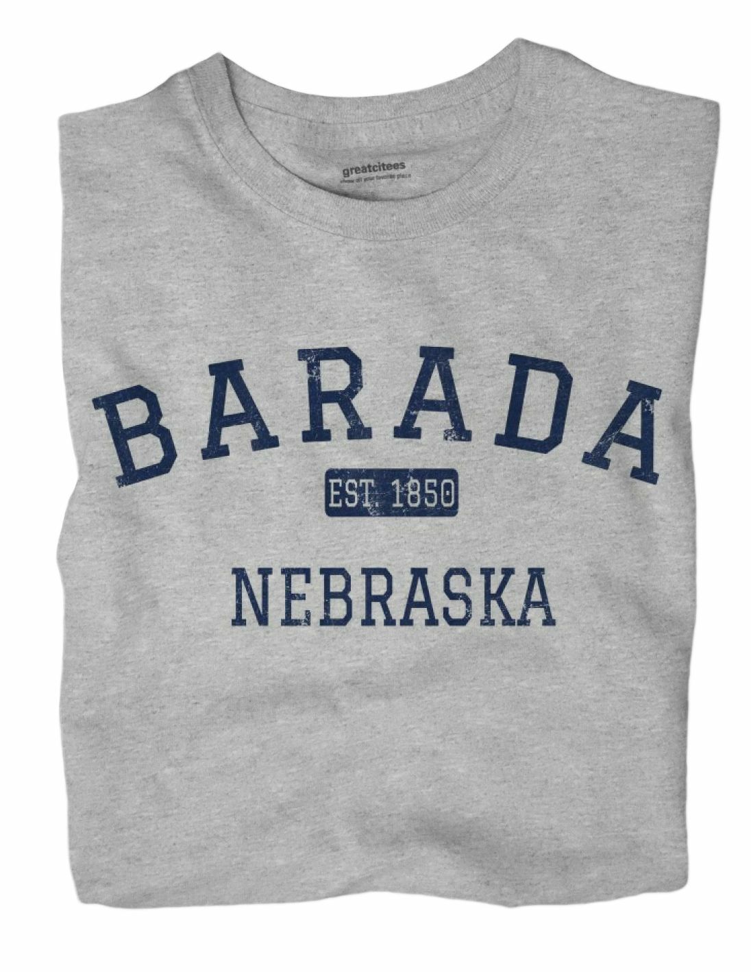 Barada Nebraska NE T-Shirt EST | eBay