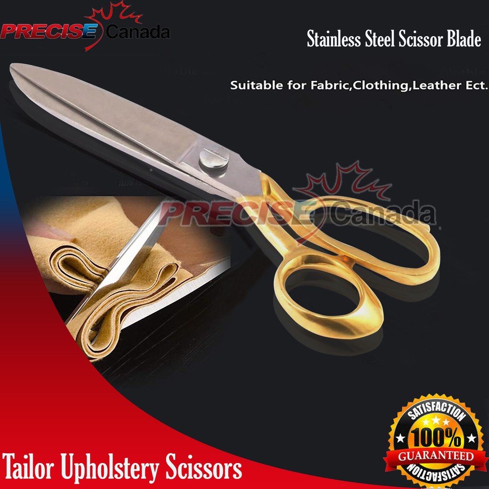 Heavy Duty Tailor Upholstery Scissors Sewing Shears Dressmaking Carpet ...