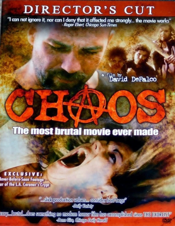 Chaos DVD Director's Cut David DeFalco Deadly Hostage BONDAGE GAGGING ...