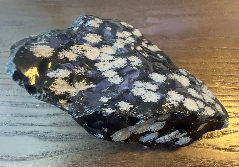 Natural Snowflake Obsidian raw stone rock rough Quartz specimen reiki ...