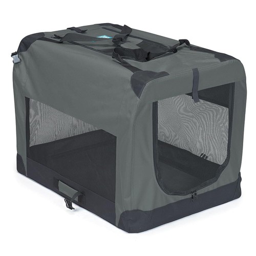 Nylon and Steel Soft-Sided Collapsible Dog Crate | eBay