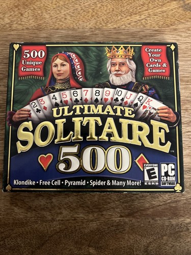 Ultimate Solitaire 500 Video Game Pc CD-ROM E-Everyone | eBay