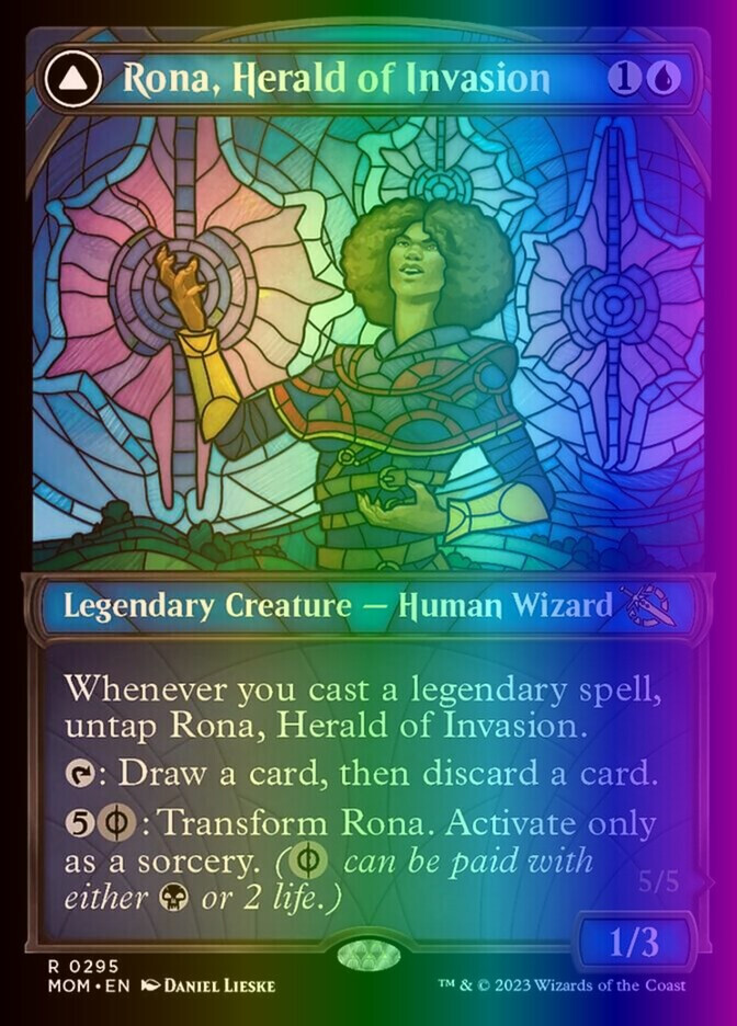 MTG Rona, Herald of Invasion (295/548) March of the Machine LP FOIL | eBay