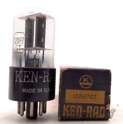 Ken-Rad 12AH7GT/VT-207 Double Triode Audio Output Radio Audio Vacuum ...
