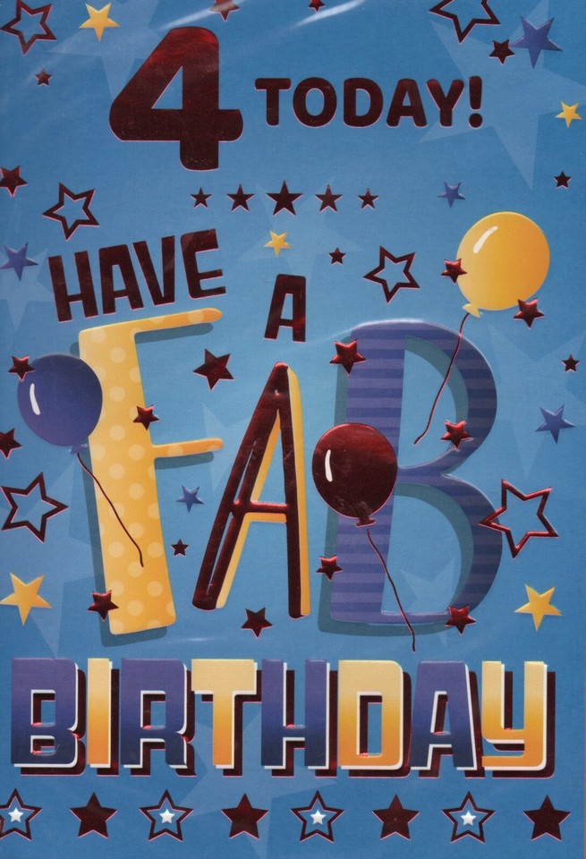1st 2nd 3rd 4th Boys Birthday Card Choices For Boys Lovely Verses 7"x5 ...