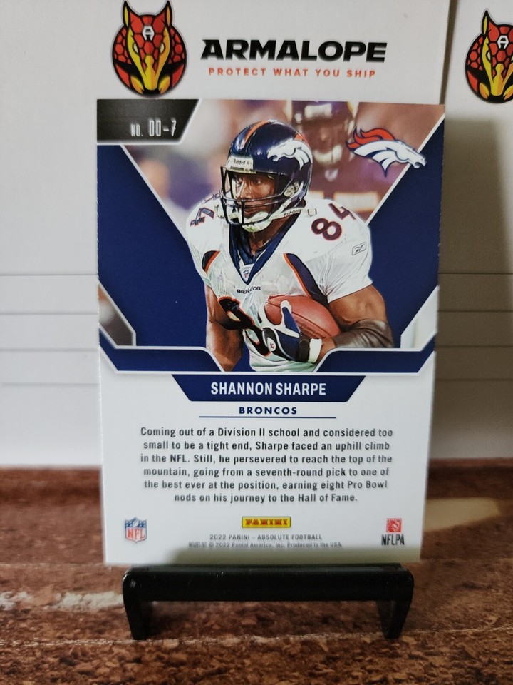 Shannon Sharpe 2022 Panini Absolute Draft Diamonds #DD-7 Broncos | eBay