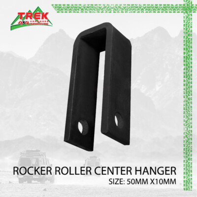1X Rocker Roller Spring System Center Hanger 50mm x10mm Trailer Caravan ...