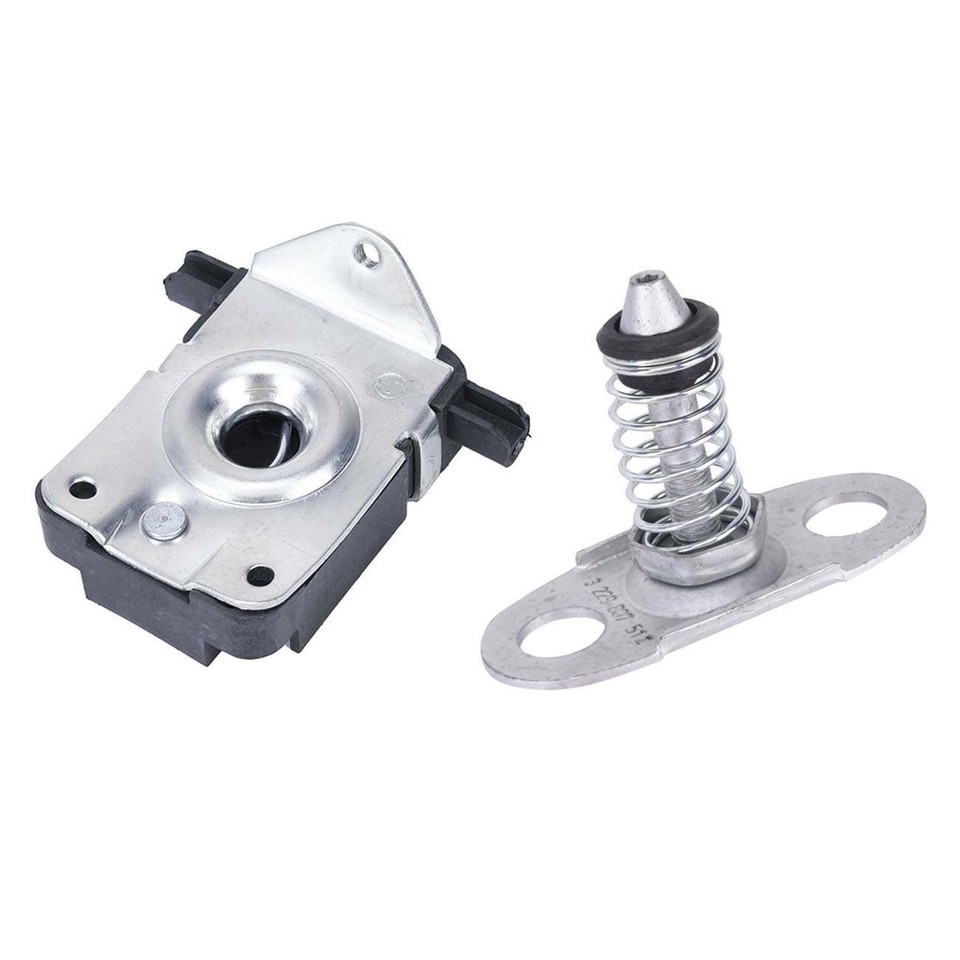 2PCS Lower & Upper Catch Latch Hood Lock Kit for BMW E39 E46 E53 ...