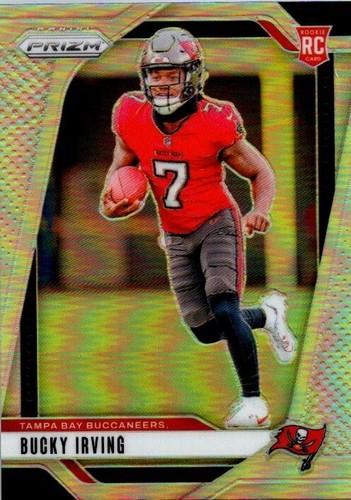 Bucky Irving 2024 Prizm Silver Base Rookie Card #316 - Buccaneers | eBay