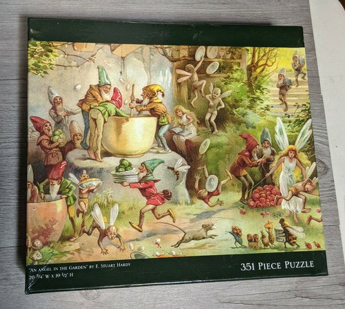 Victorian Trading Co Angel In The Garden Fairy 351 Pc Art Puzzle E ...